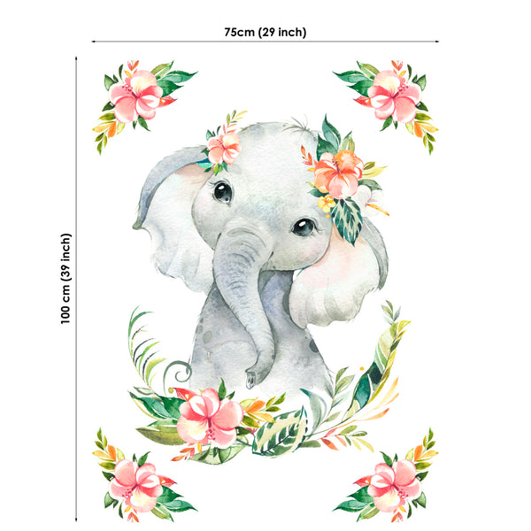 Cute Elephant Fabric Panel for Quilting – UniqueFabricPanels